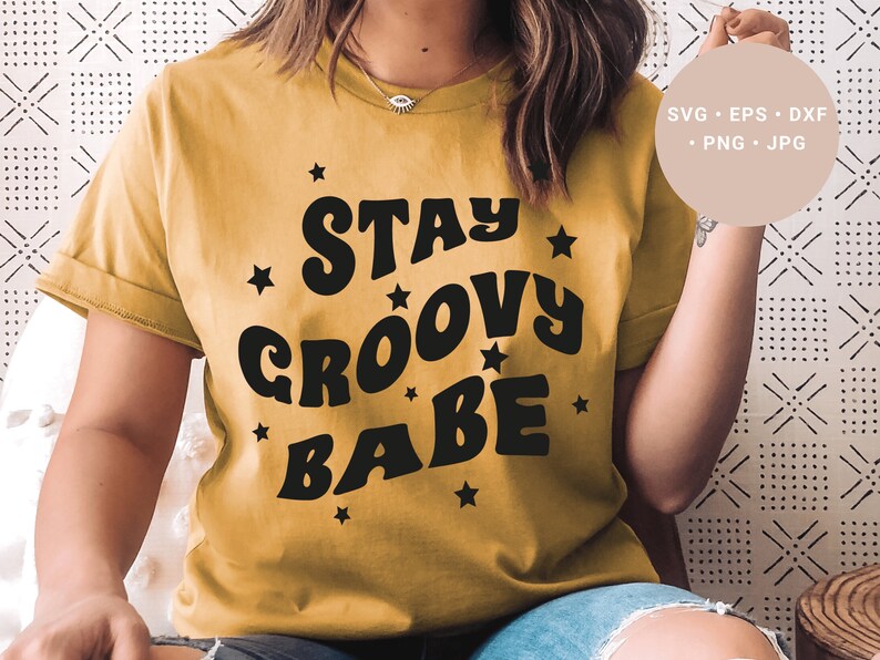 Stay Groovy Svghippie Svgdance Svg Good Vibes Svg Stay - Etsy