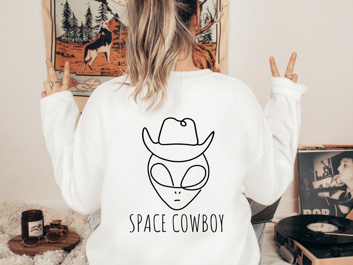 Alien Svg Cowboys Svg Cowboy Hat Svg Cosmic Cowboy Galaxy - Etsy