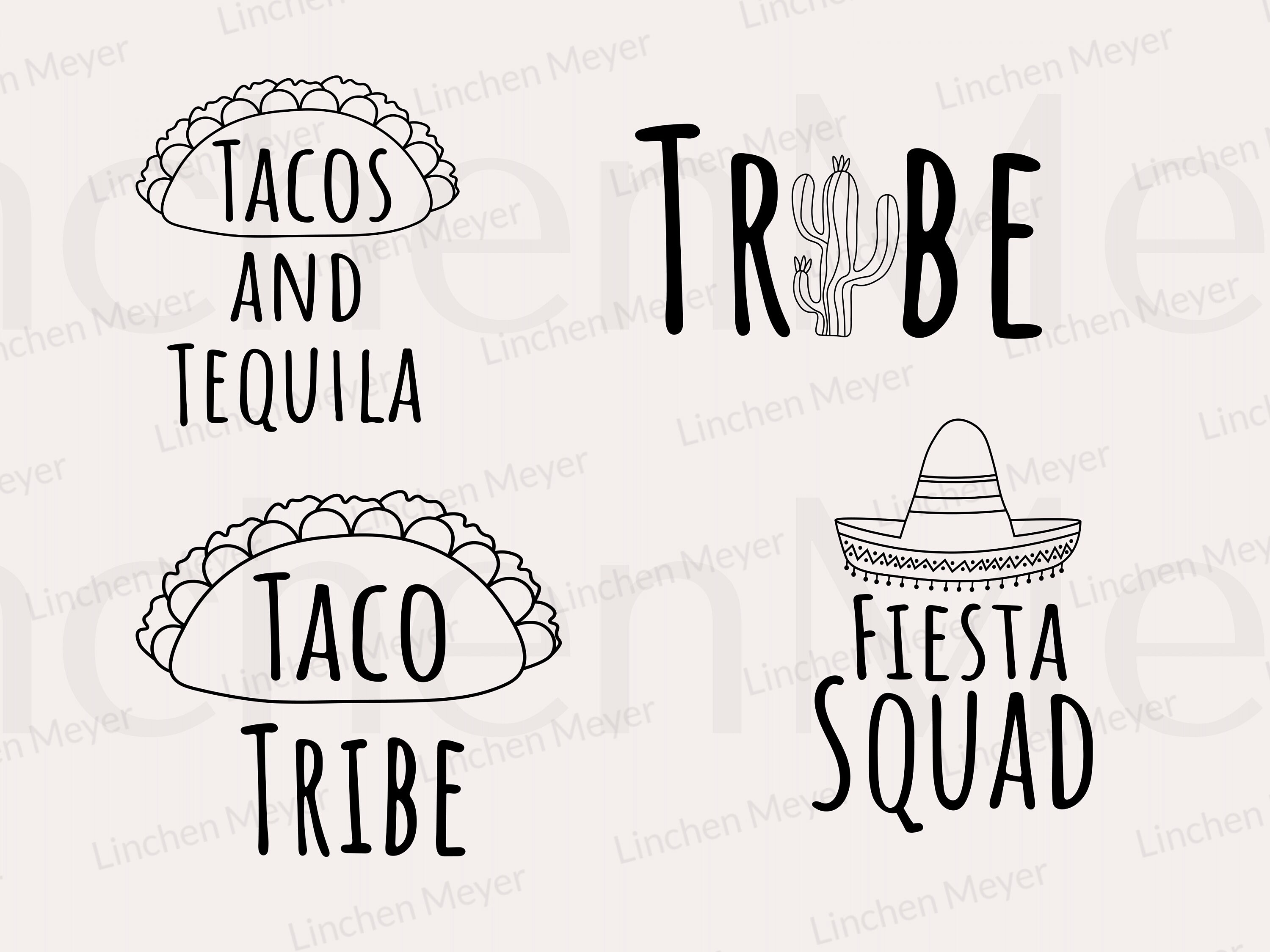 Mexican Svg Fiesta Bachelorette Party Taco Svg Bachelorette - Etsy