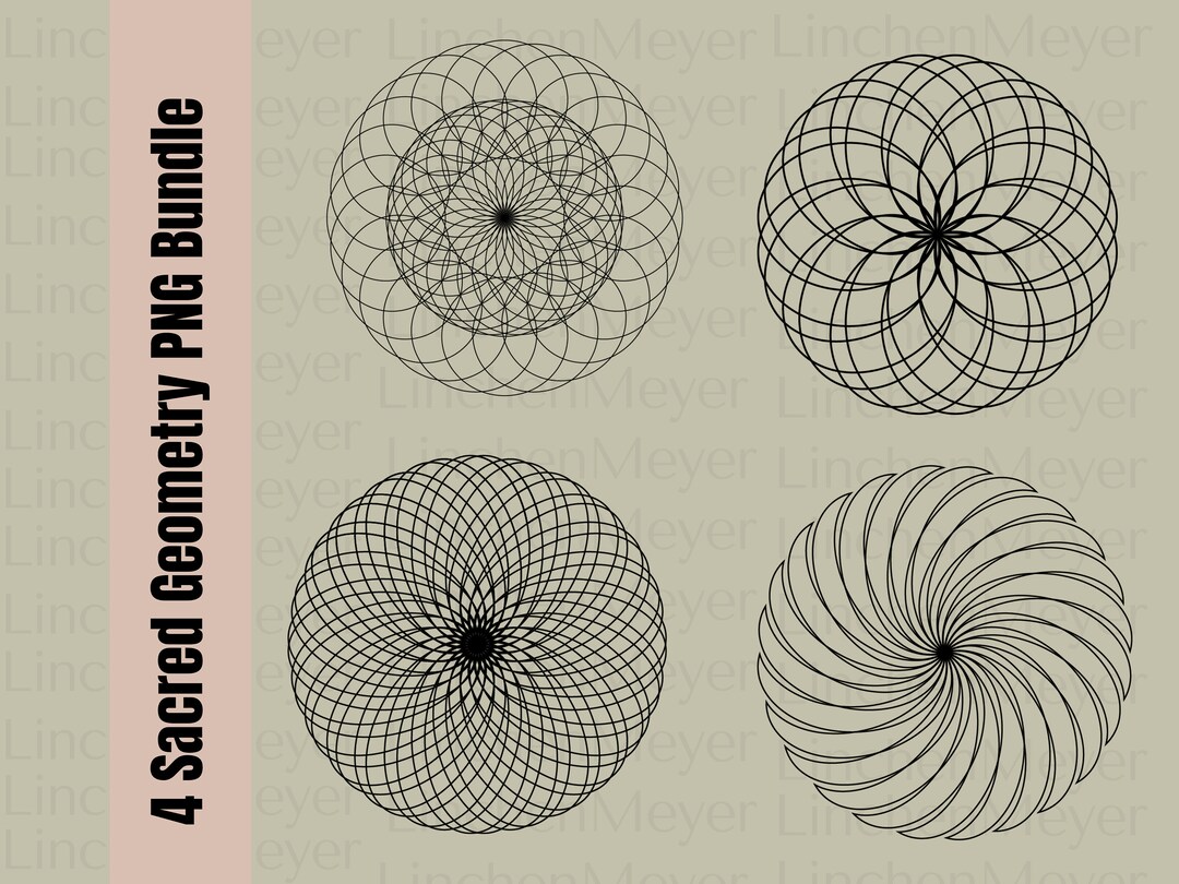 Sacred Geometry Art Png Image Bundle, Sacred Geometry PNG, Sacred ...