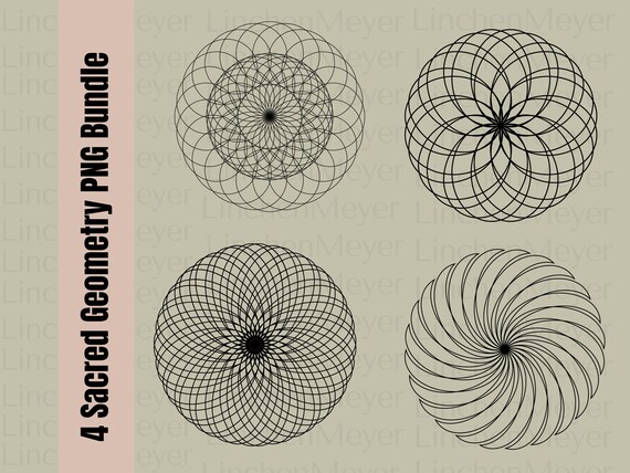 Sacred Geometry Art Png Image Bundle Sacred Geometry PNG - Etsy