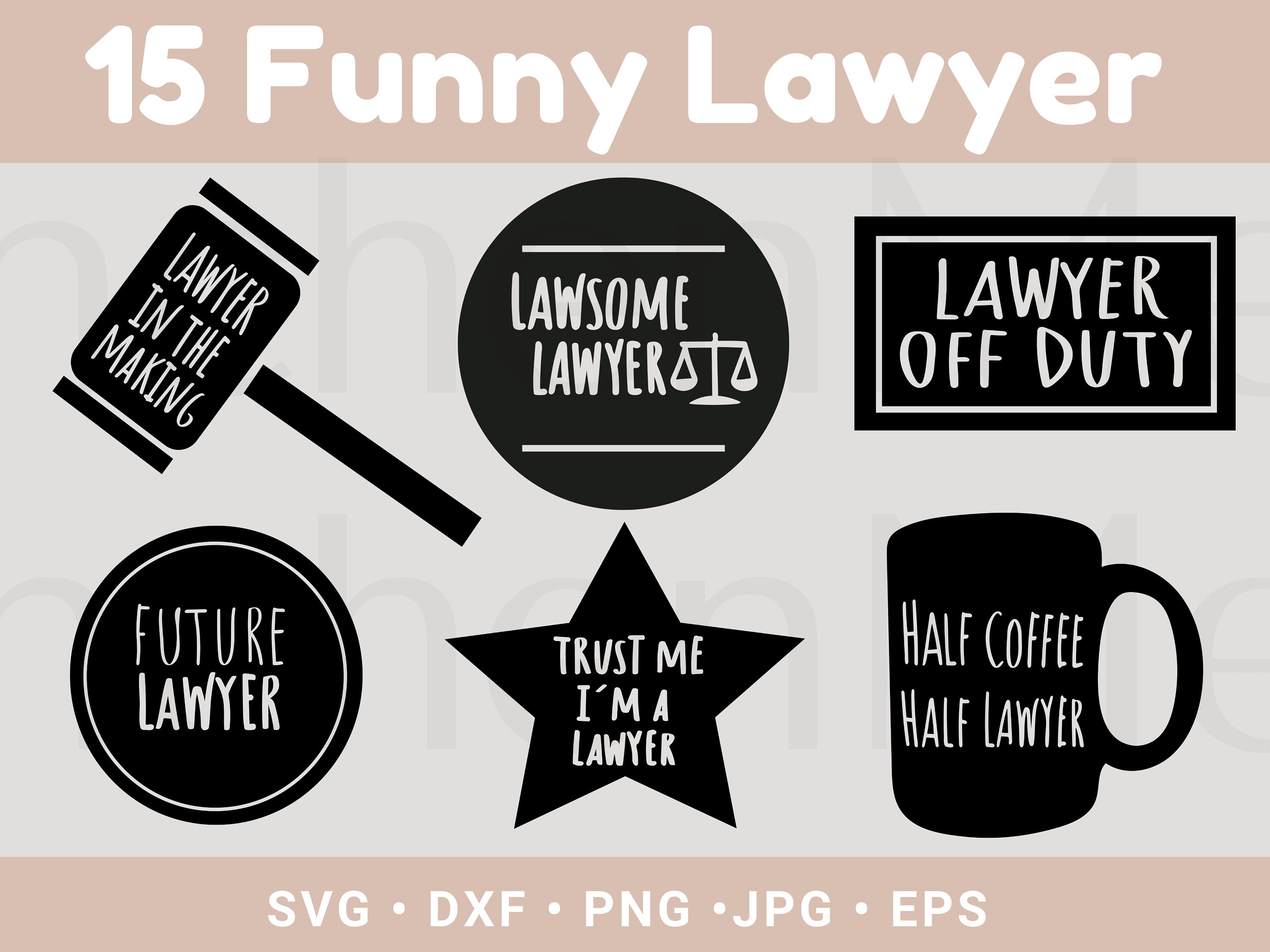 Funny Future Lawyer Svg Bundle Attorney Lawyer Svg Lawyer | Etsy