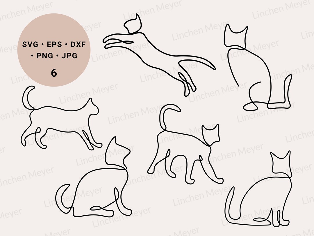 Cat Svg Bundle, Cat Abstract Svg, Cat Mom Svg, Cat Head Svg, Crazy Cat ...