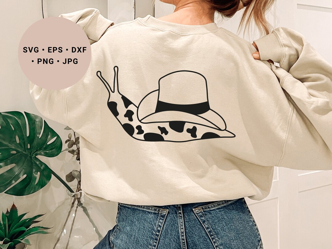 Snail Svg, Cowboy Hat Svg, Cowboy Snail Svg, Slug Svg, Funny Snail Svg ...