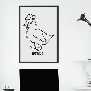 Cowboy Duck Svg, Cowboy Hat Svg, Farm Animal Svg, Western Svg, Funny ...