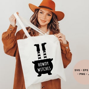 Howdy Witches Svg, Witch Svg, Cowboy Boots Svg, Witch Legs Svg, Spooky ...