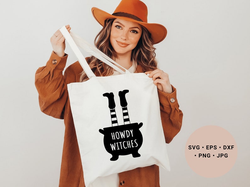 Howdy Witches Svg Witch Svg Cowboy Boots Svg Witch Legs - Etsy