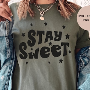 Stay Sweet Svg, Summer Svg, Hello Summer Svg, Positive Quotes Svg, Be ...