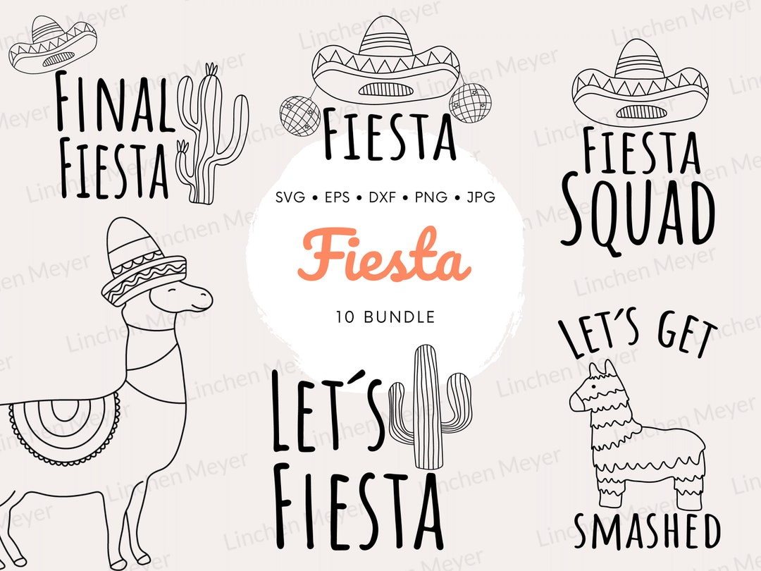 Mexican Svg, Fiesta Bachelorette Party, Final Fiesta Svg,cactus Svg ...
