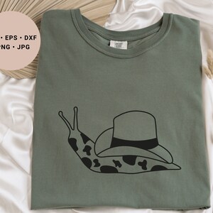 Snail Svg, Cowboy Hat Svg, Cowboy Snail Svg, Slug Svg, Funny Snail Svg ...