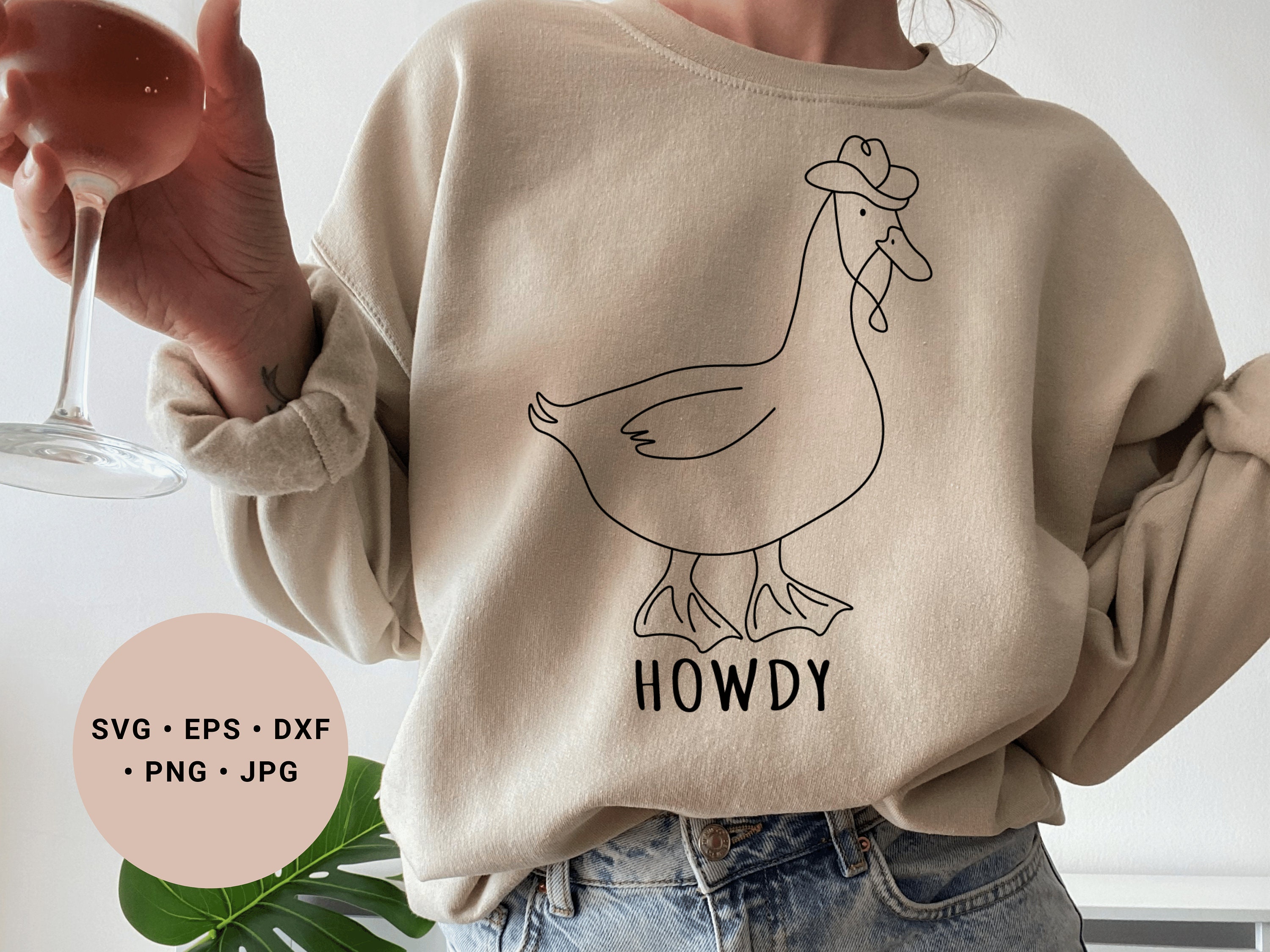 Cowboy Duck Svg, Cowboy Hat Svg, Farm Animal Svg, Western Svg, Funny ...