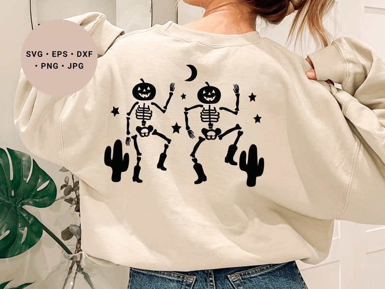 Dancing Pumpkin Skeleton Svg Dancing Skeletons Svg Dancing - Etsy