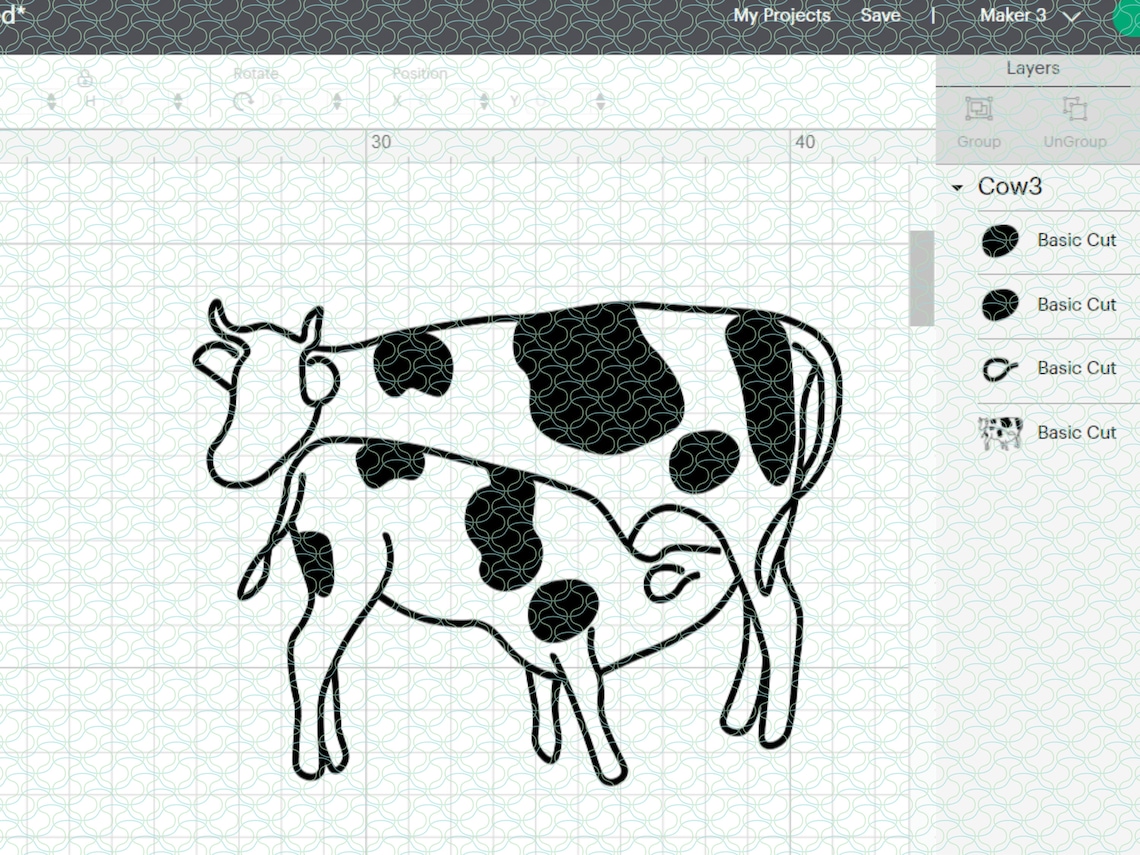 Holstein Cow Svg Western Svg Cattle Svg Diary Cow Svg | Etsy