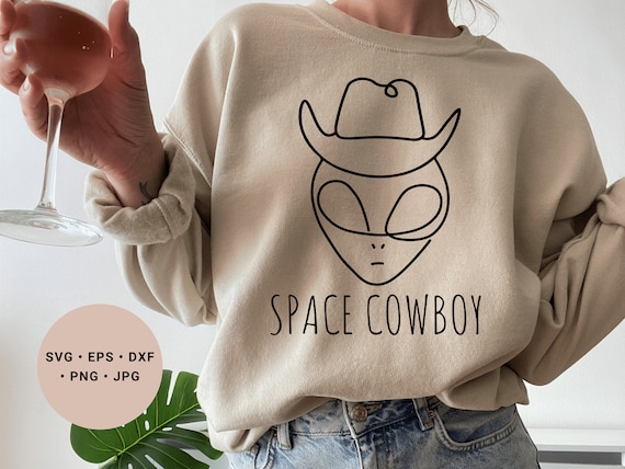 Alien Svg Cowboys Svg Cowboy Hat Svg Cosmic Cowboy Galaxy - Etsy
