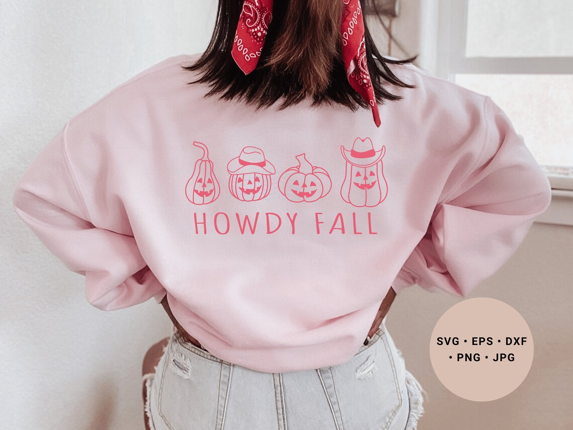 Howdy Fall Svg Cowboy Pumpkin Svg Howdy Pumpkin Svg Western - Etsy
