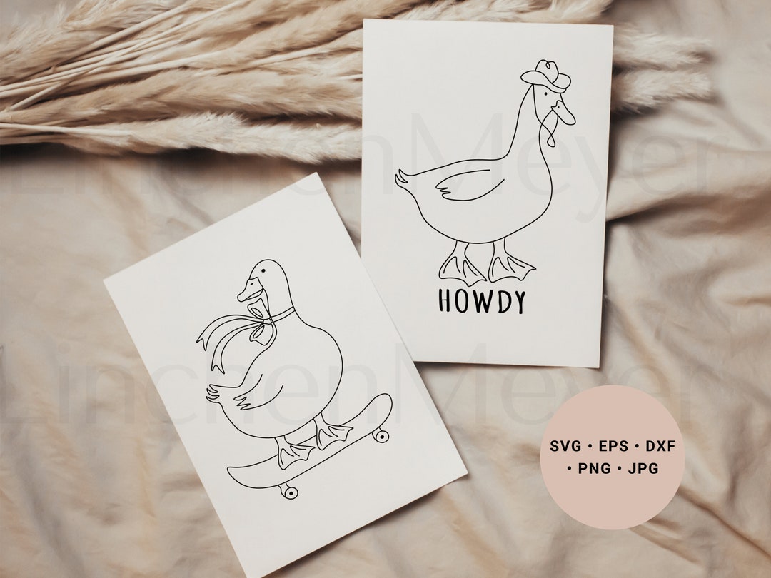 Cowboy Duck Svg, Cowboy Hat Svg, Farm Animal Svg, Western Svg, Funny ...