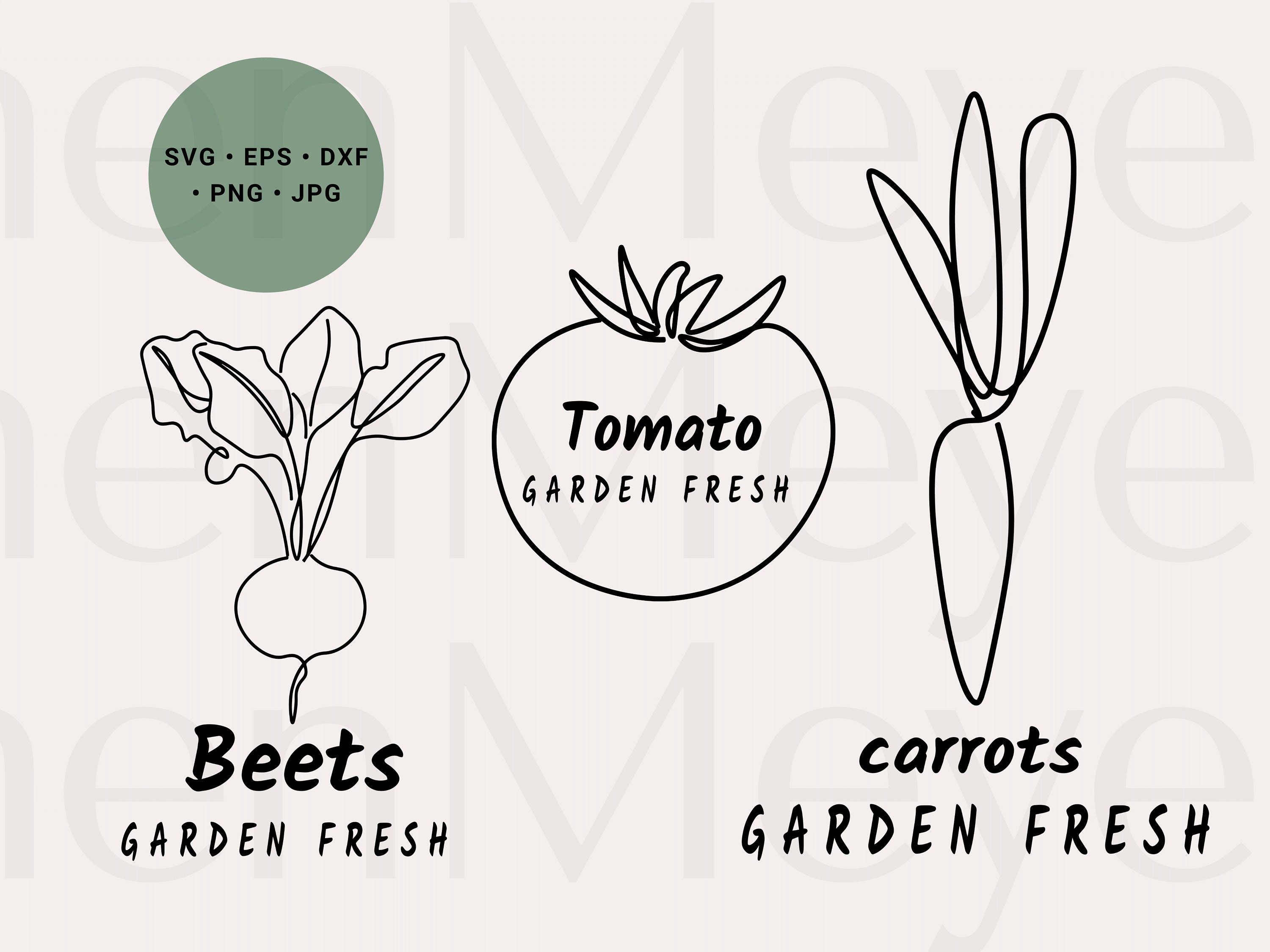 Groente Svg Bundel Wortel Svg Tuin Svg Boerderij Svg - Etsy Nederland