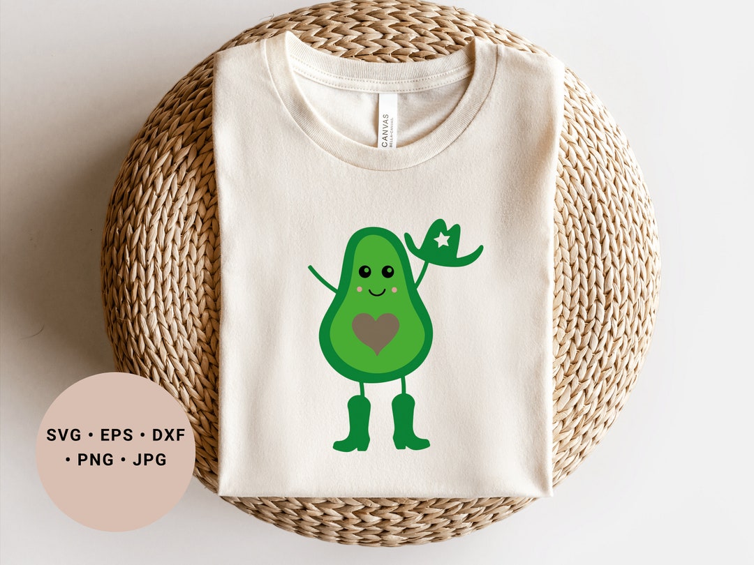 Aguacate vaquero, aguacate svg, aguacate clipart, Texas svg, mexican ...