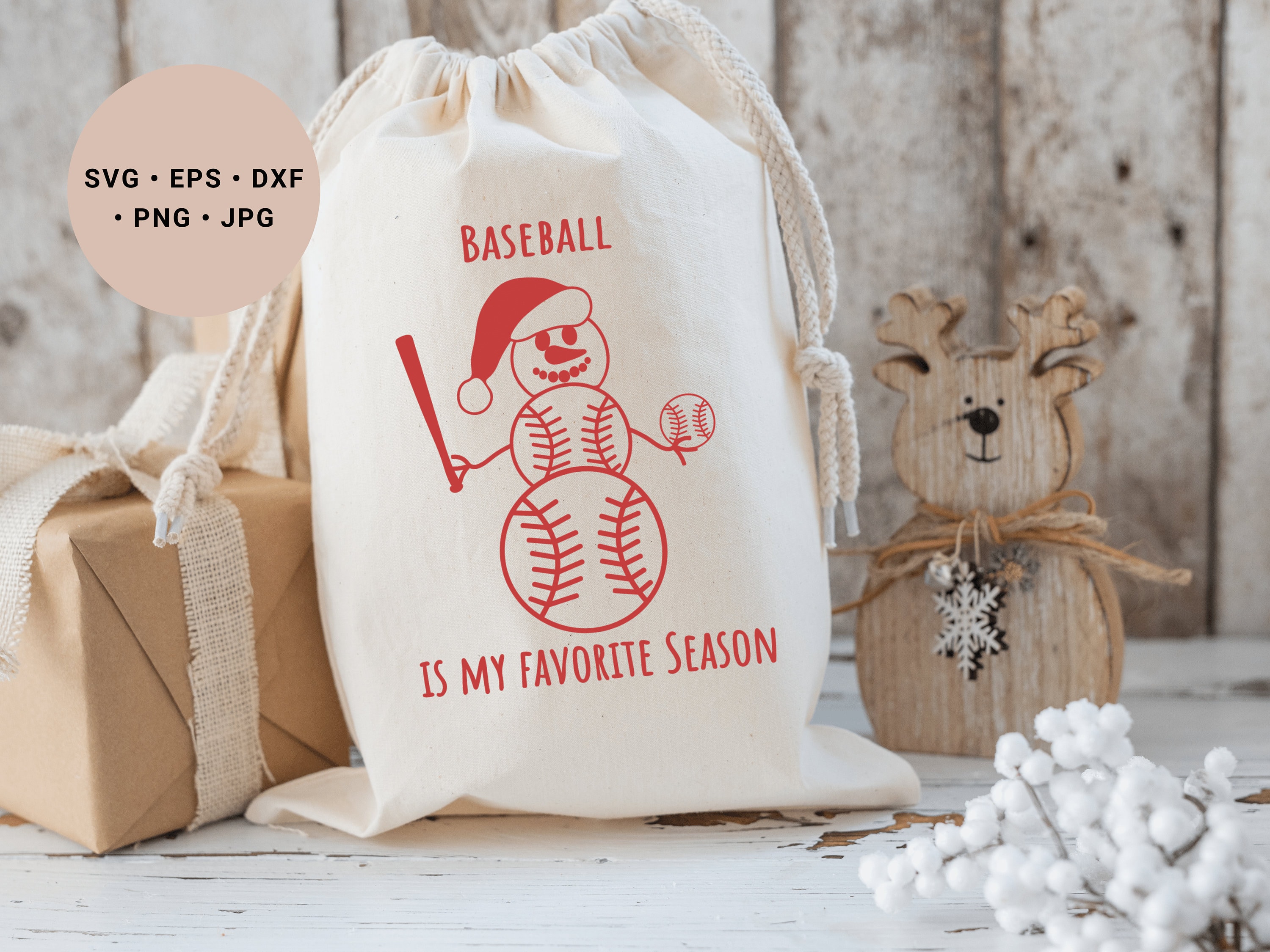 Baseball Snowman Svg Snowman Svg Santa Hat Svg Christmas - Etsy