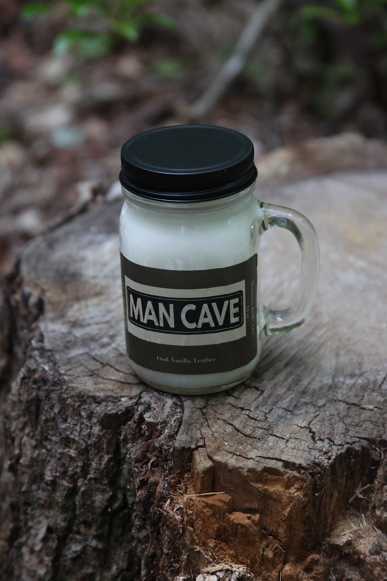 Man Cave 100% Soy Wax Candle Hand Poured (oud Luxe Scent) - Etsy