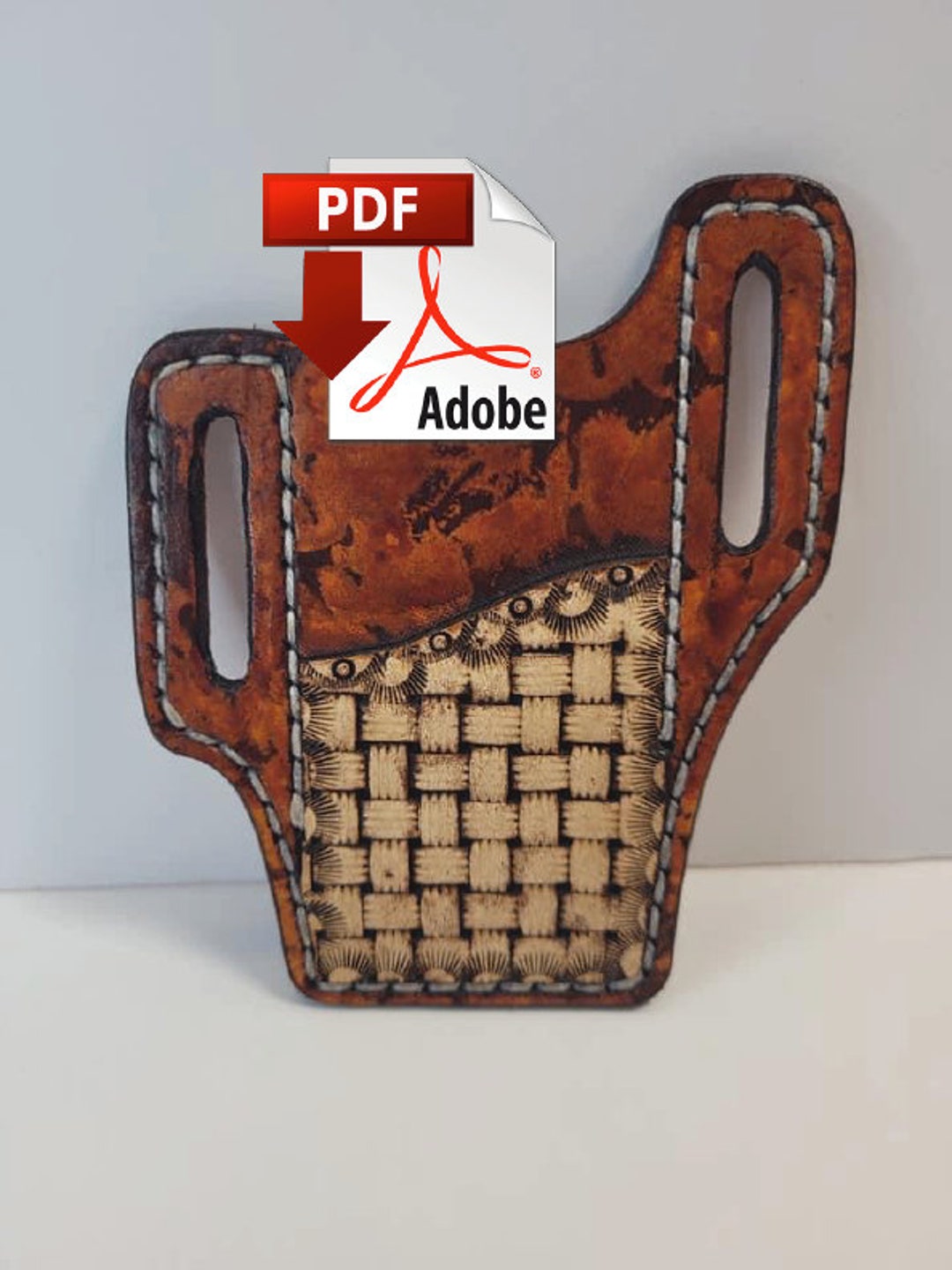 PDF Pattern for Folding Knife Sheath Trapper Buck Case Knife - Etsy