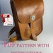 Leather Hip Pouch With Leg Belt PDF Pattern / Template - Etsy