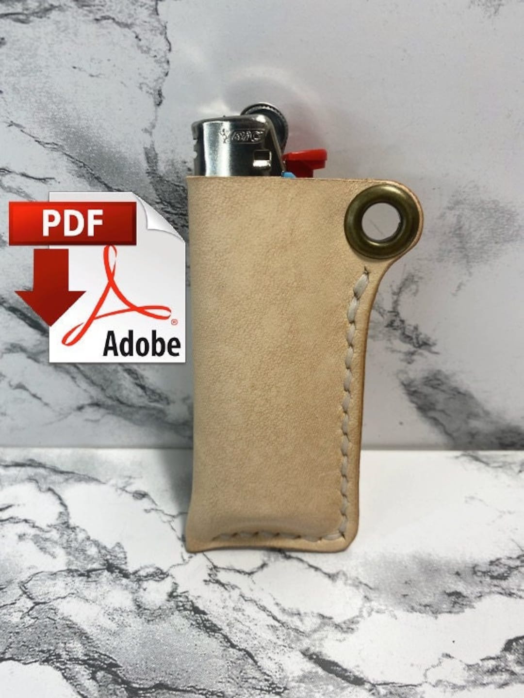 Lighter Case Leather Pattern PDF Template - Etsy