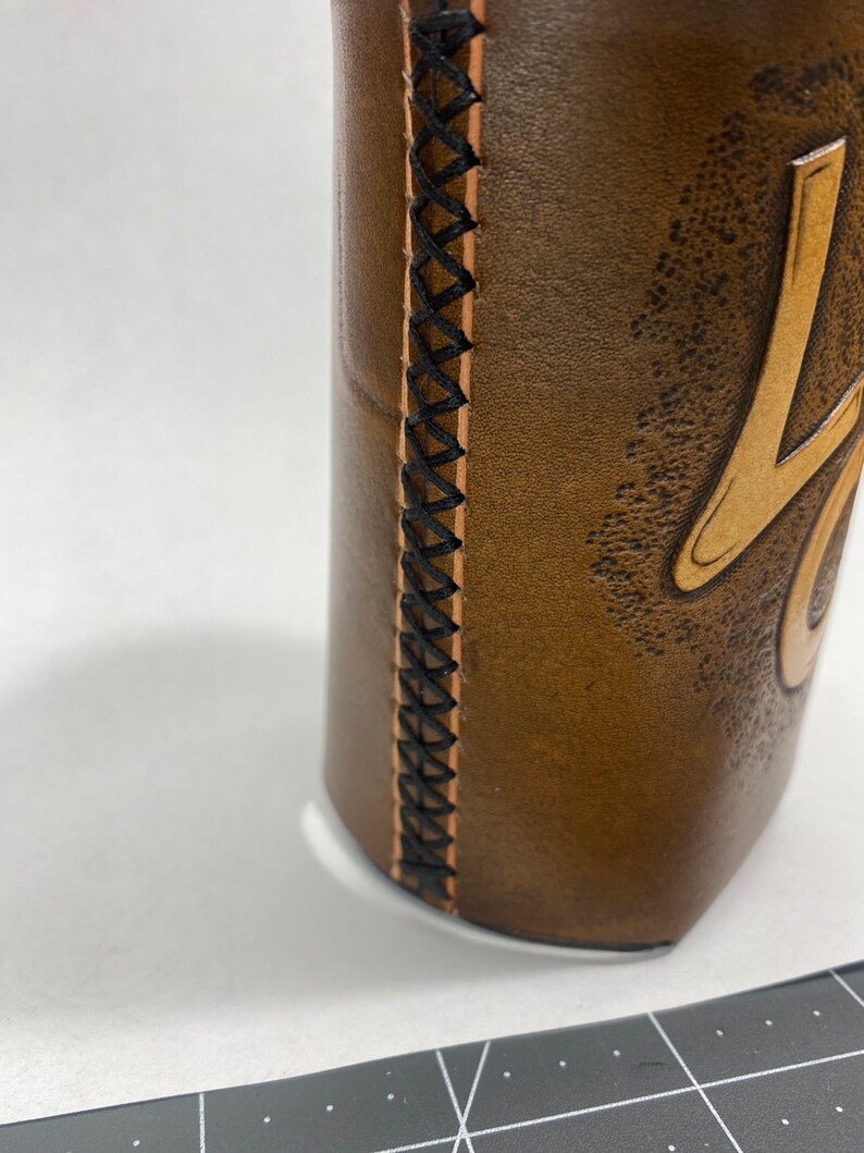 Leather Can Koozie Template Downloadable Pattern Etsy