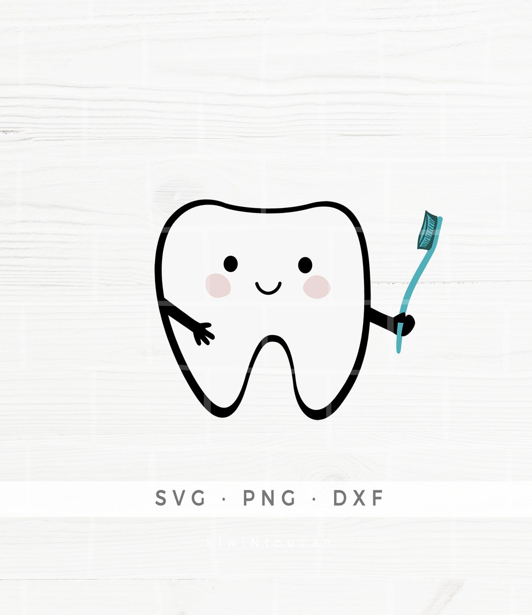 Tooth SVG Cute Kids Design Dentist SVG Brush Your Teeth - Etsy Canada