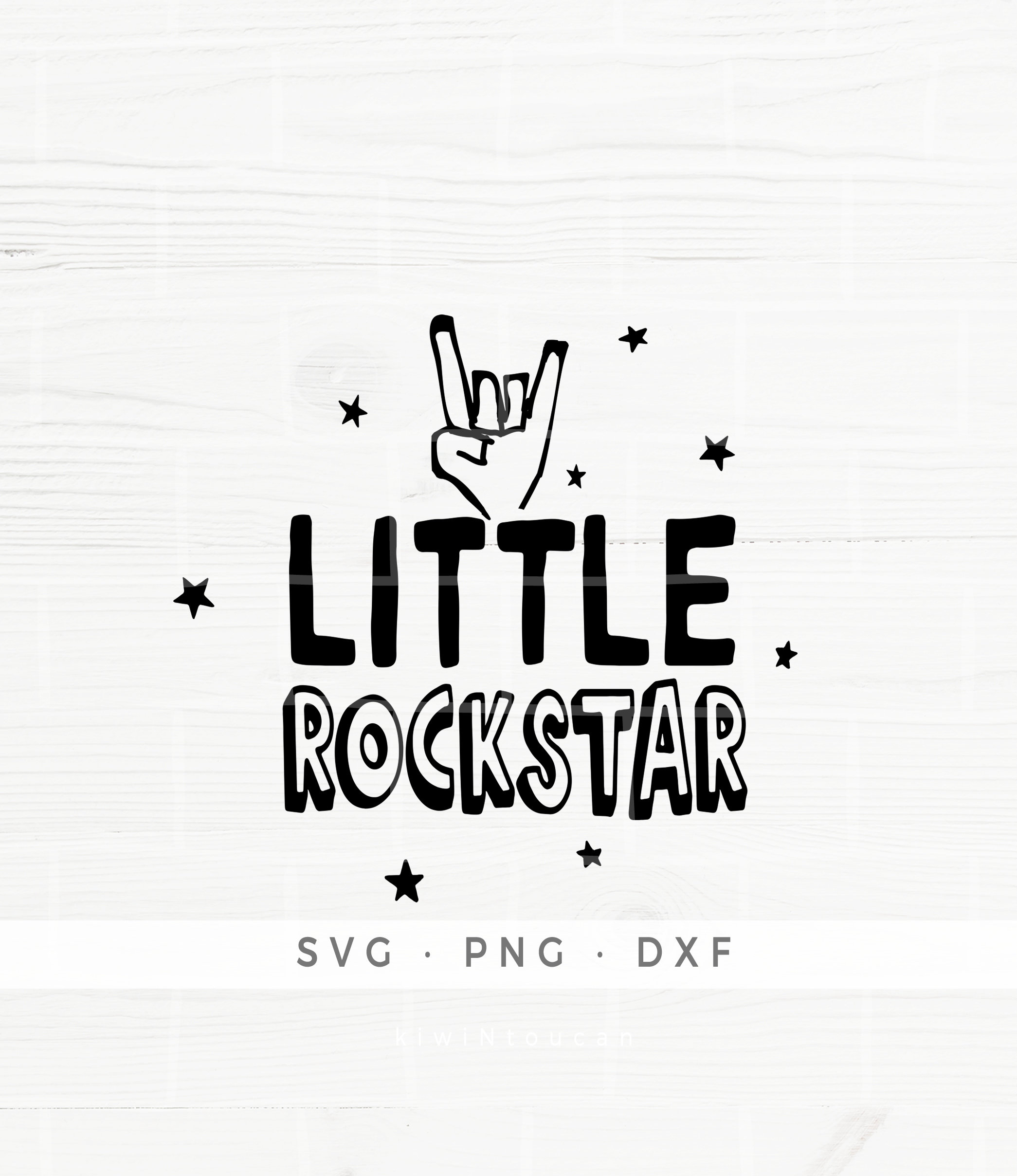 Little Rockstar SVG, Boys Clothing Design, Cut Files for Commercial Use ...
