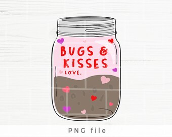 Valentine Mason Jar - Etsy