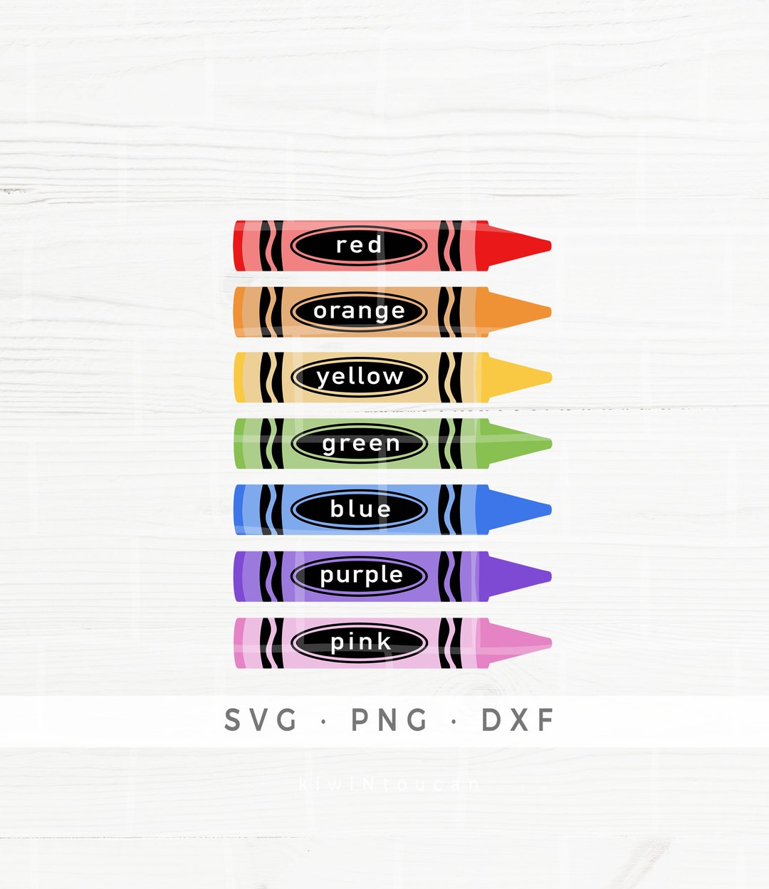 Rainbow Crayons SVG, Back to School SVG, Educational Learning, Babies ...
