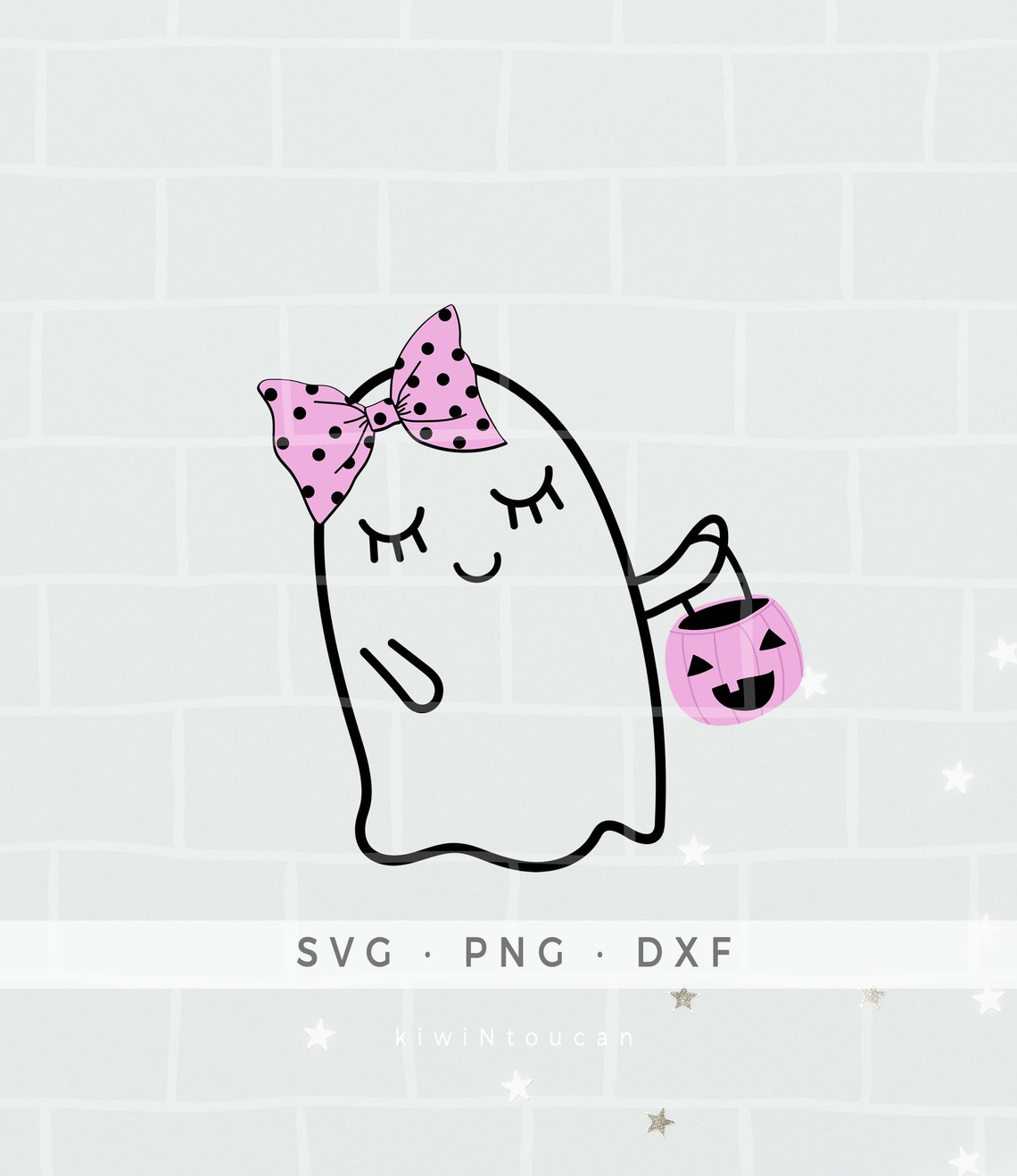 Girl Ghost SVG Pink Halloween Girly Spooky SVG Girl | Etsy