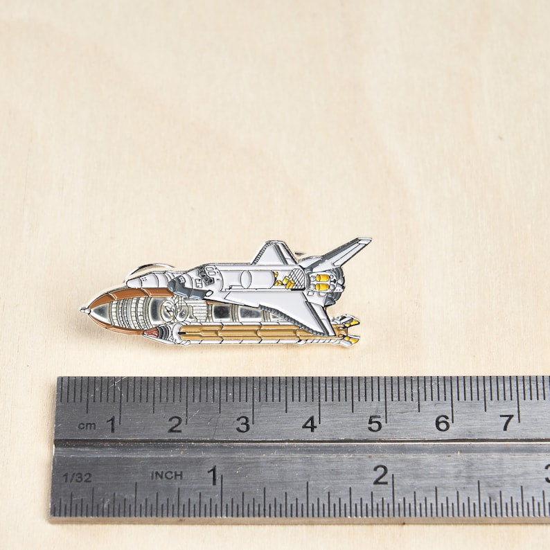 Space Shuttle Cross Section Cutaway Enamel Pin Lapel Brooch - Etsy