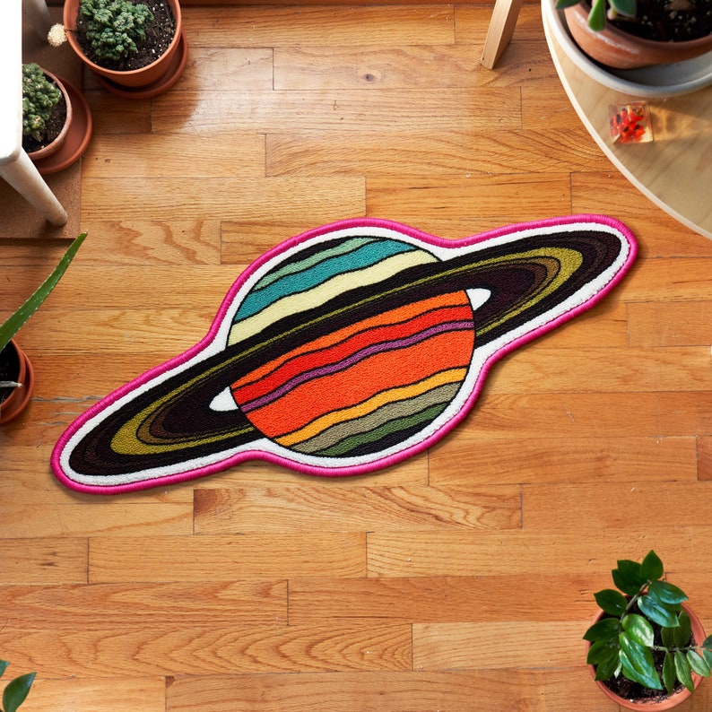 Saturn Planet Mini Rug Carpet NASA Space Scientist / - Etsy
