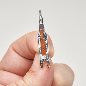 Artemis 1 Space Launch System SLS Rocket Enamel Pin Lapel Brooch - NASA ...