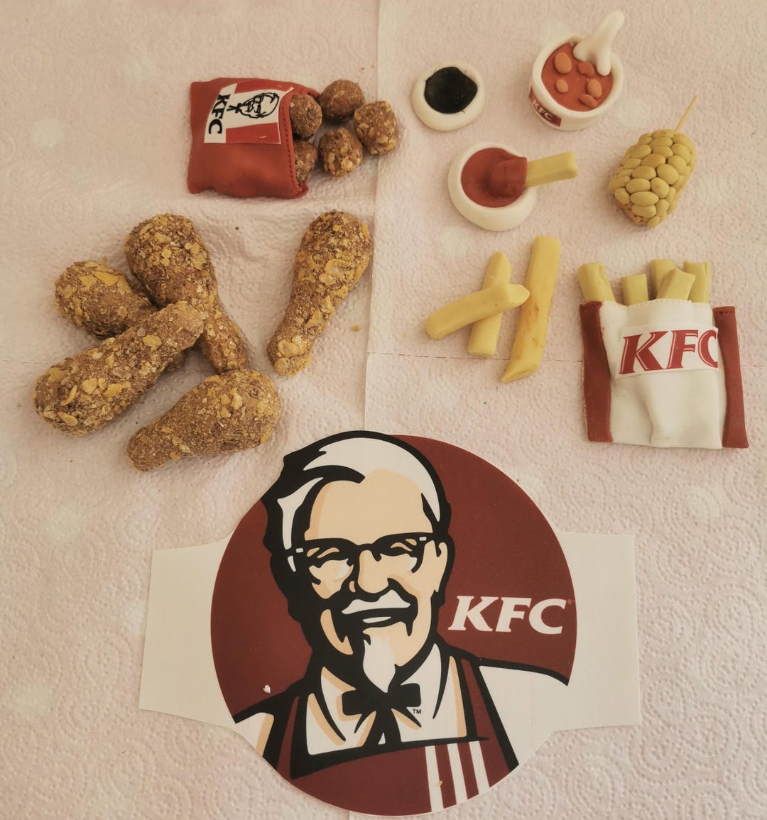 KFC Cake Topper Birthday - Etsy