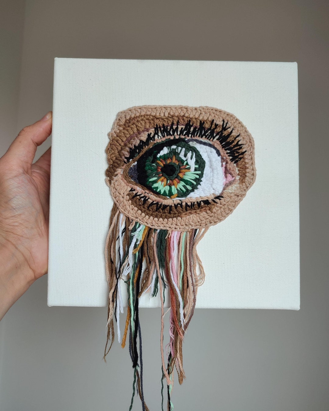 Yarn Sketch (2024) Freeform Crochet Artwork - Etsy