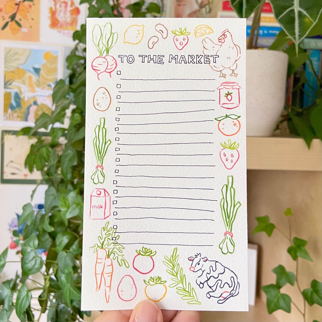 Digital Farmers Market Shopping List - Etsy