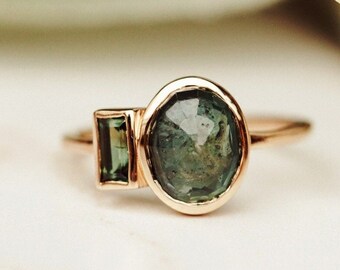 Rough Sapphire Ring - Etsy