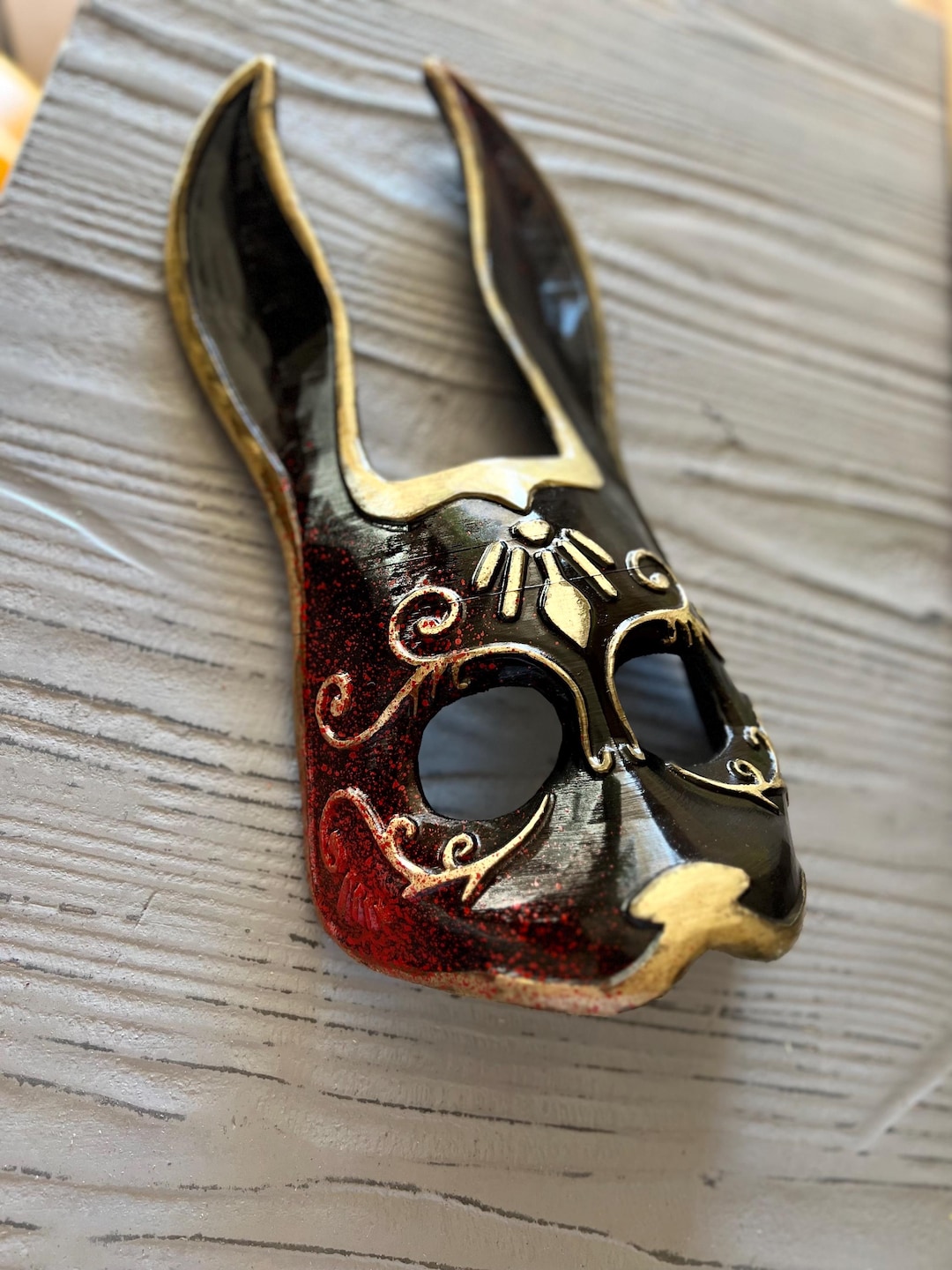 Bunny Splicer Mask Bioshock Black and Gold - Etsy