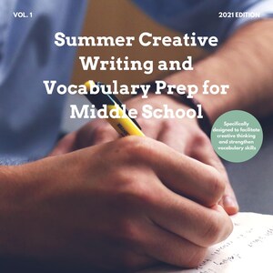 Printable and Downloadable Summer Creative Writing and Vocabulary Prep ...