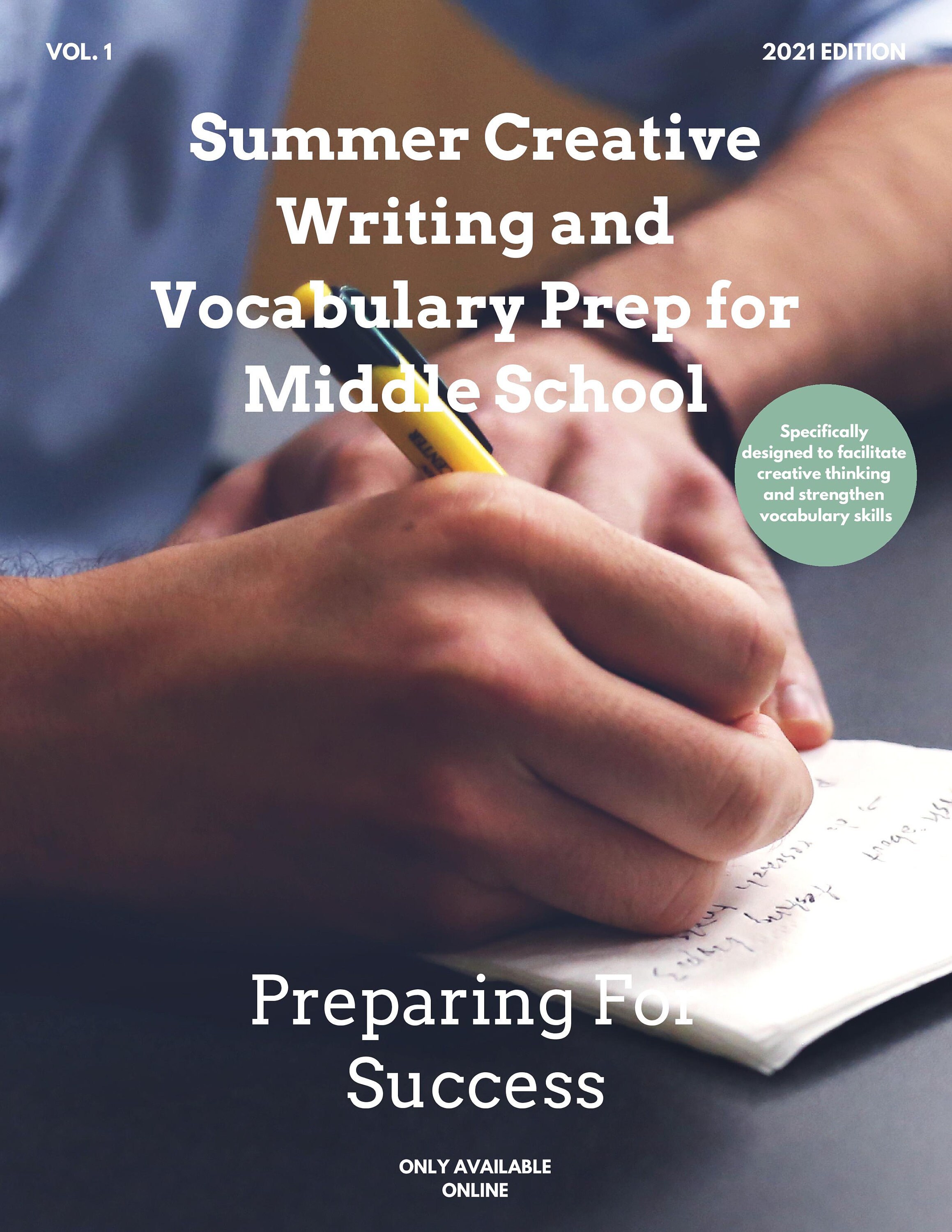 Printable and Downloadable Summer Creative Writing and Vocabulary Prep ...