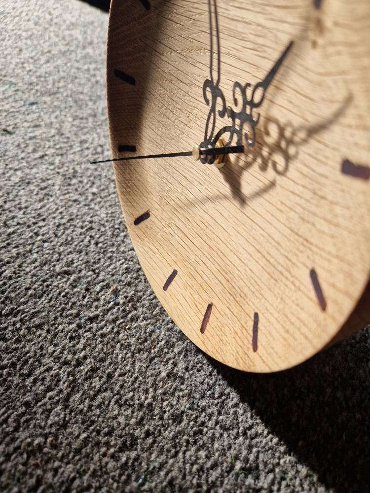 Oak Clock - Etsy
