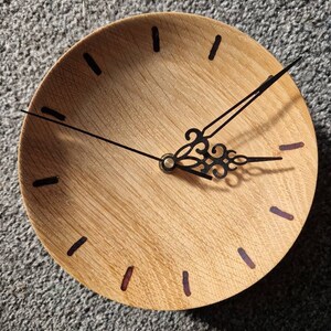 Oak Clock - Etsy