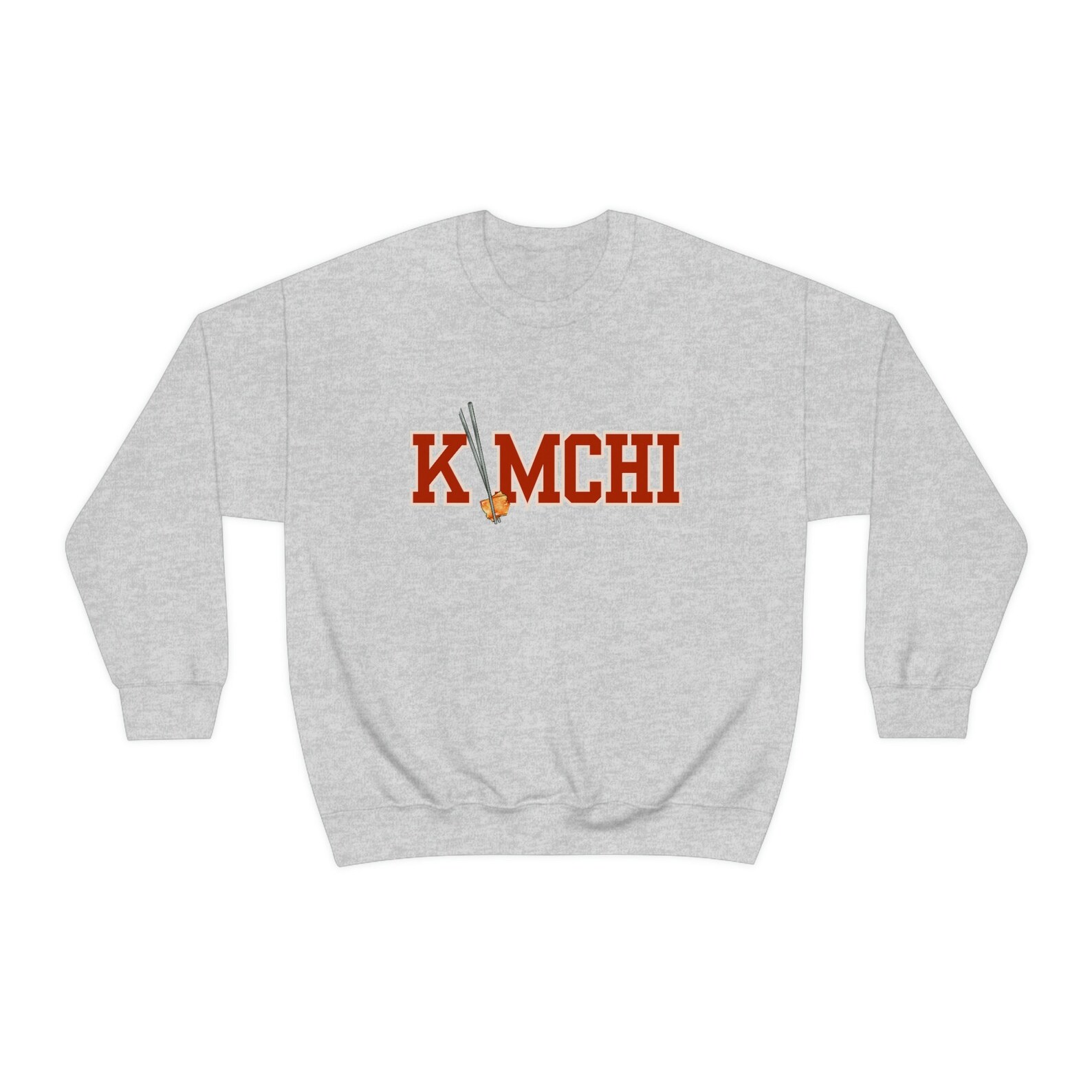 Kimchi Crewneck Sweatshirt, Korean Shirt Funny Korean Food Shirt Korean ...