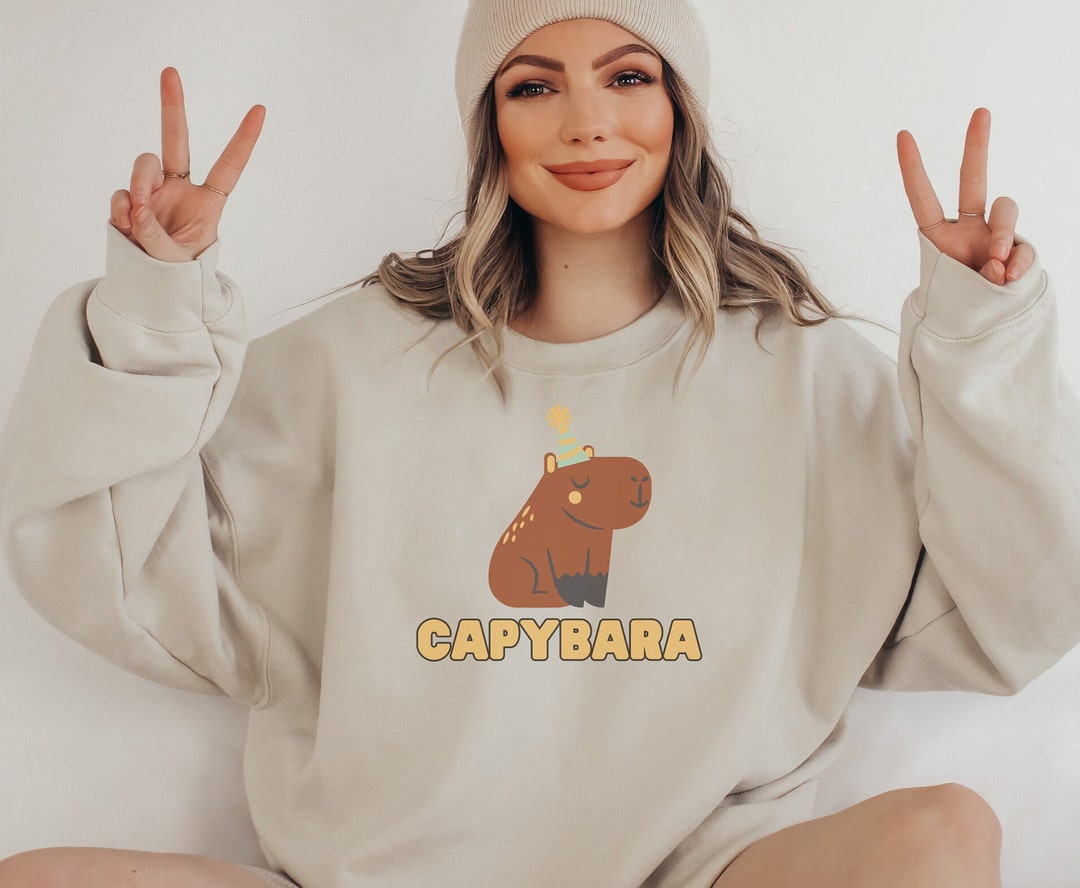 Vintage Capybara Sweatshirt, Capybara Clothing, Capybara T-shirt ...