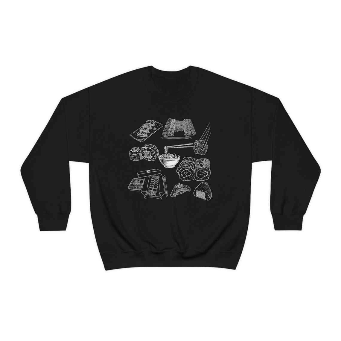 Sushi Sweatshirt, Cute Sushi Sweater, Sushi Love Hoodie, Japanese ...