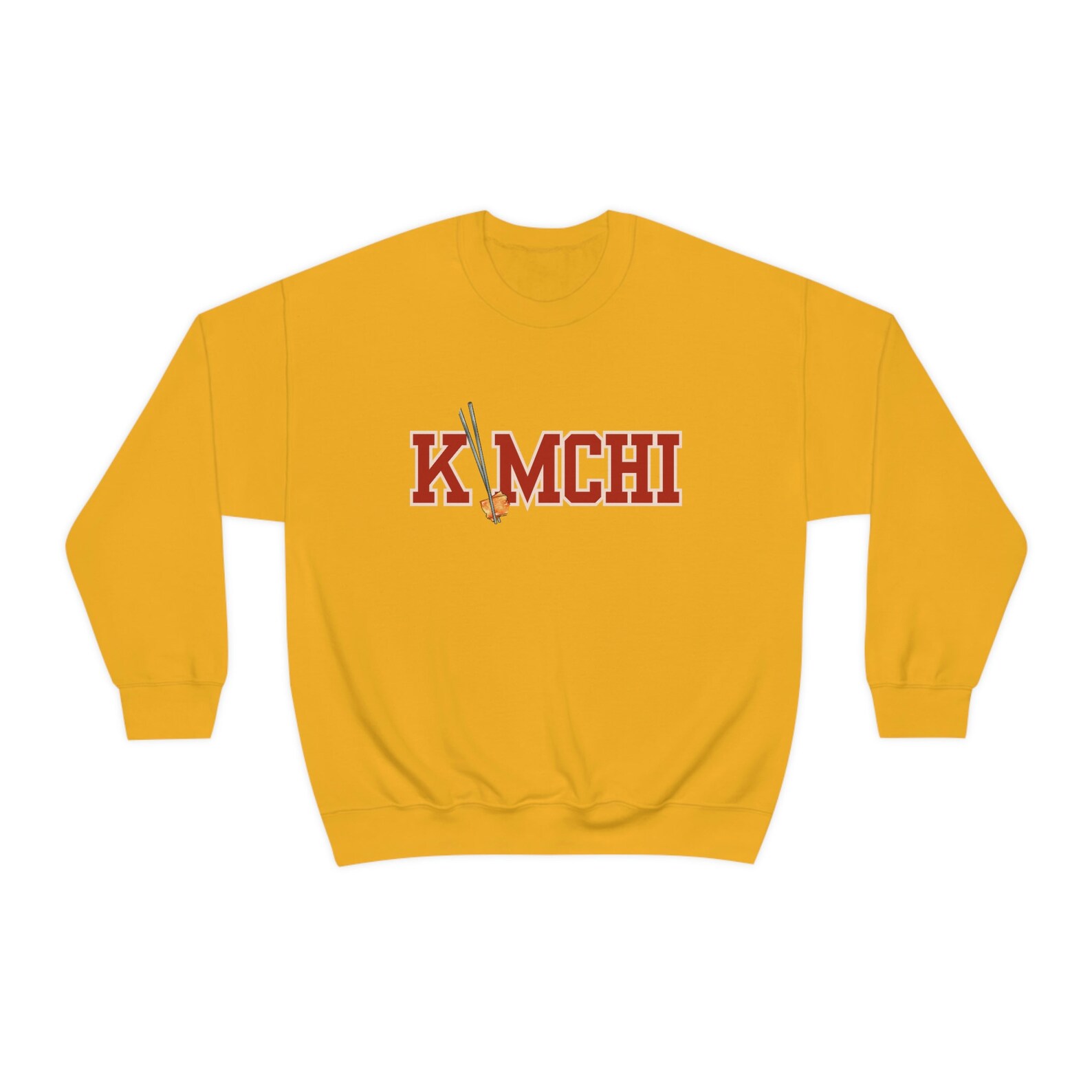 Kimchi Crewneck Sweatshirt, Korean Shirt Funny Korean Food Shirt Korean ...