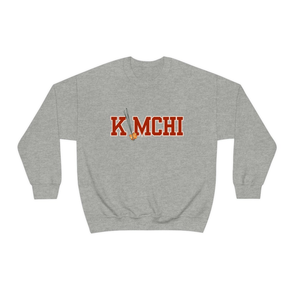 Kimchi Crewneck Sweatshirt, Korean Shirt Funny Korean Food Shirt Korean ...